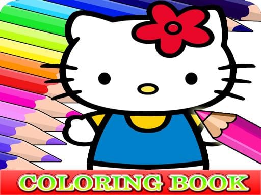 Coloring Book for Hello Kitty - rellongames.in